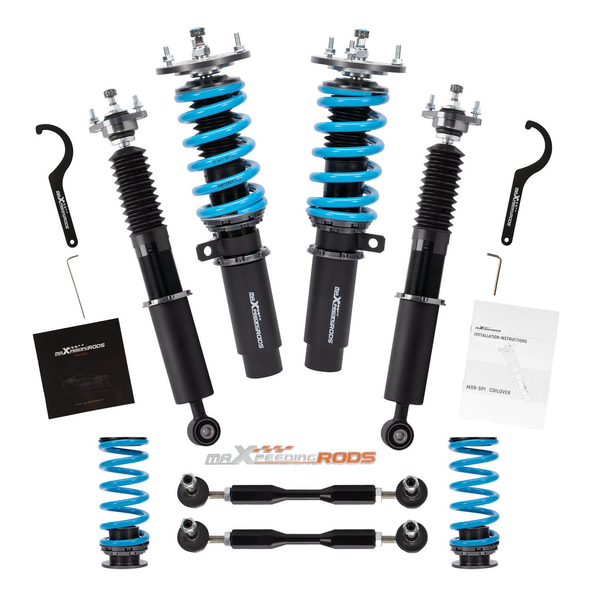 24 Way Damper Adjustable Coilover Struts BMW Z4 (E85) 02-08 lowering k ...
