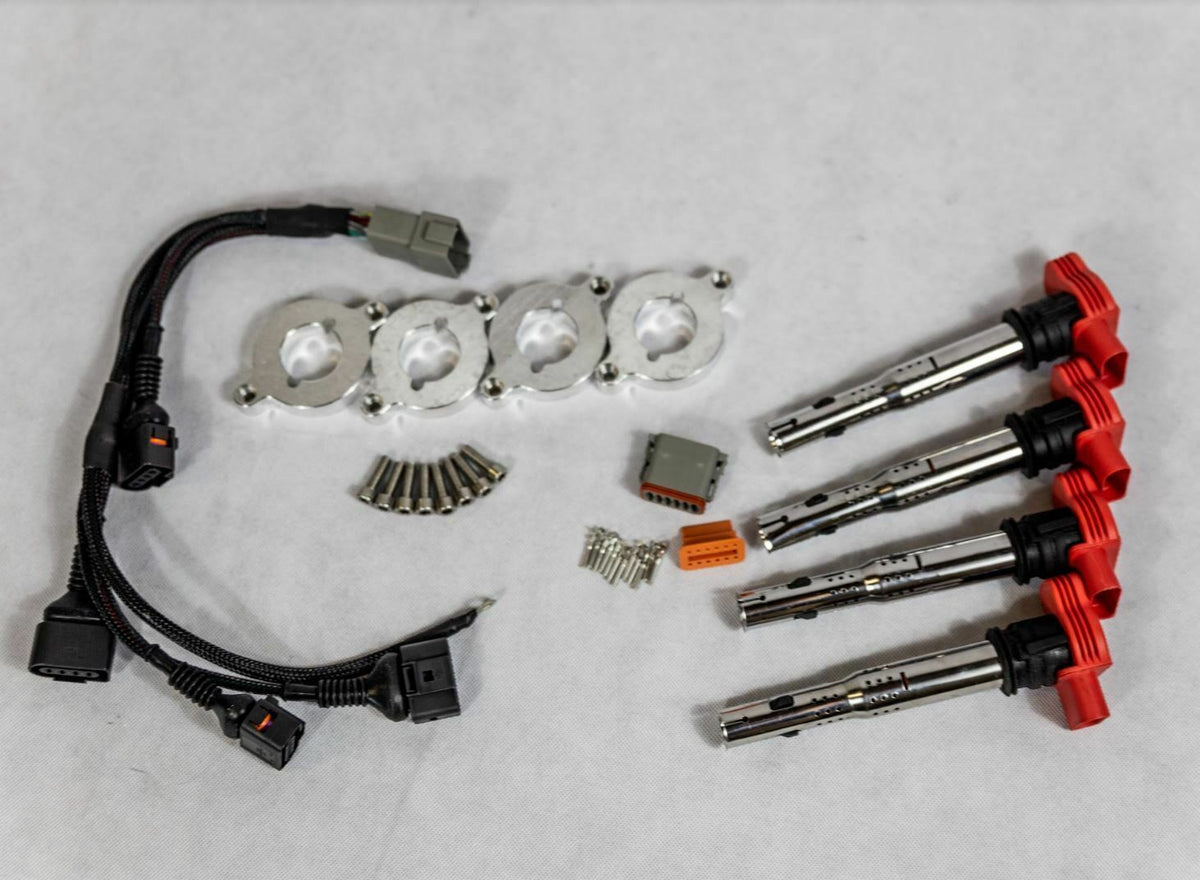 Audi VW 1.8T To 2.0T FSI Coil Conversion Harness ICM Delete Coilpack P ...